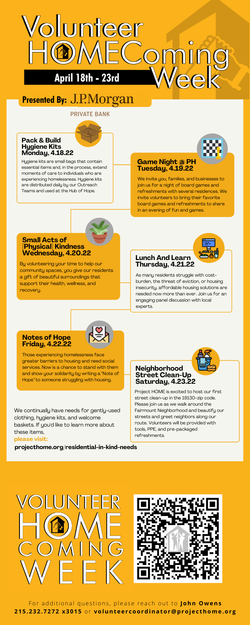 National Volunteer Week 2022 | Project HOME